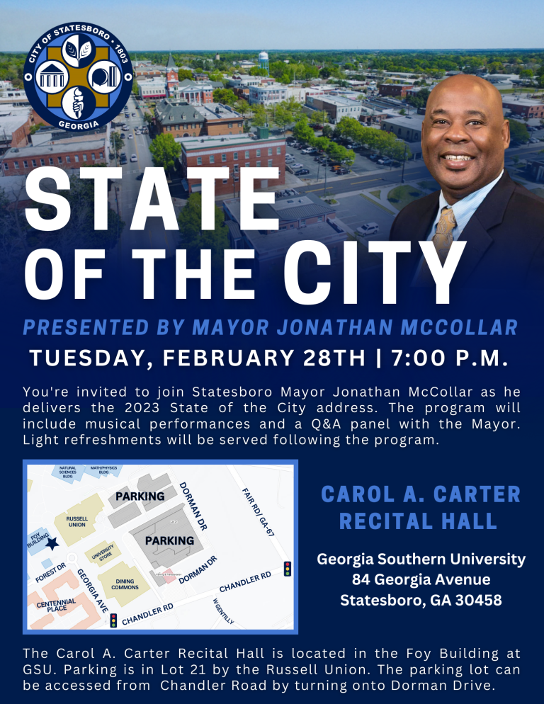 State of the City Address | City of Statesboro