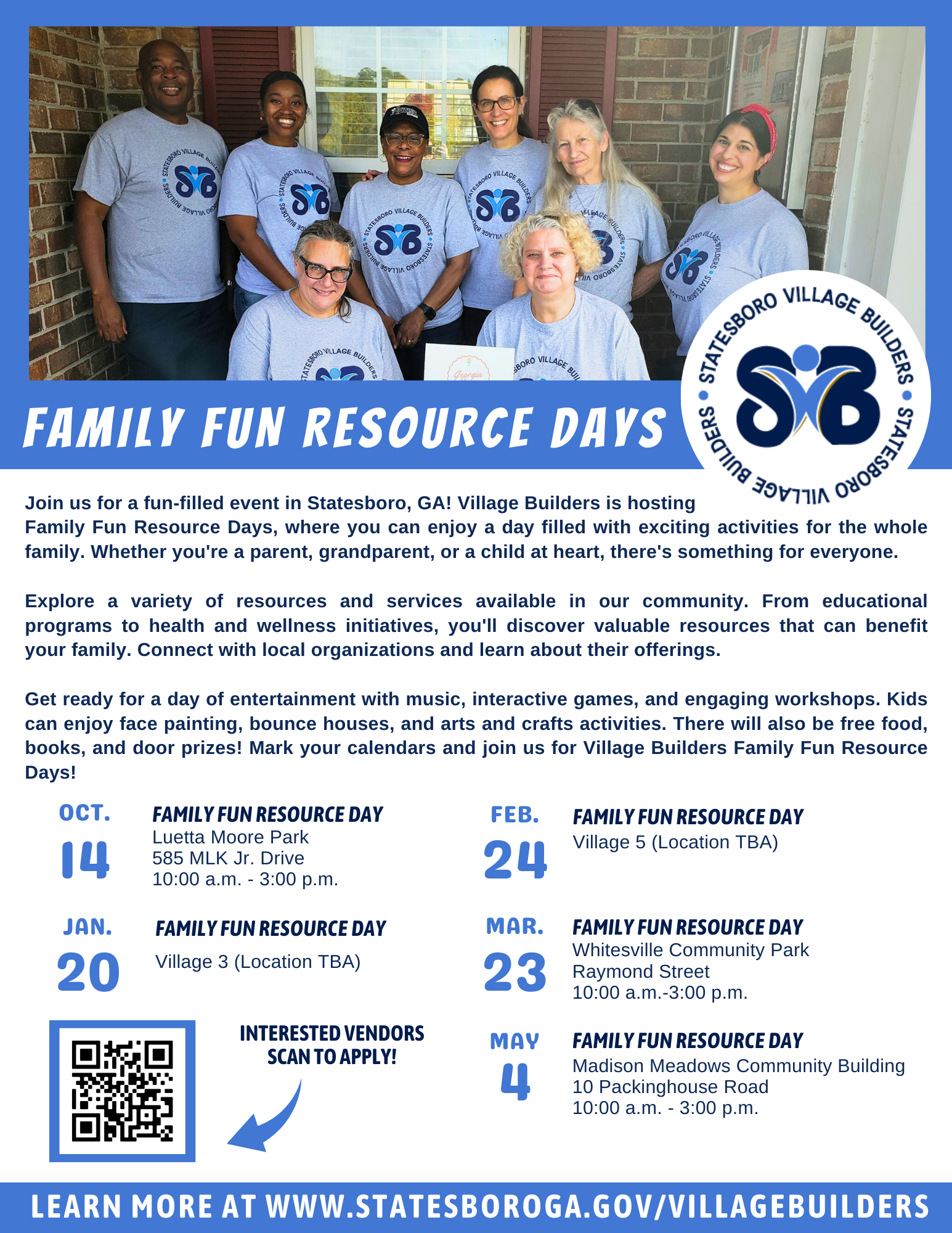 Statesboro Village Builders Initiative | City of Statesboro